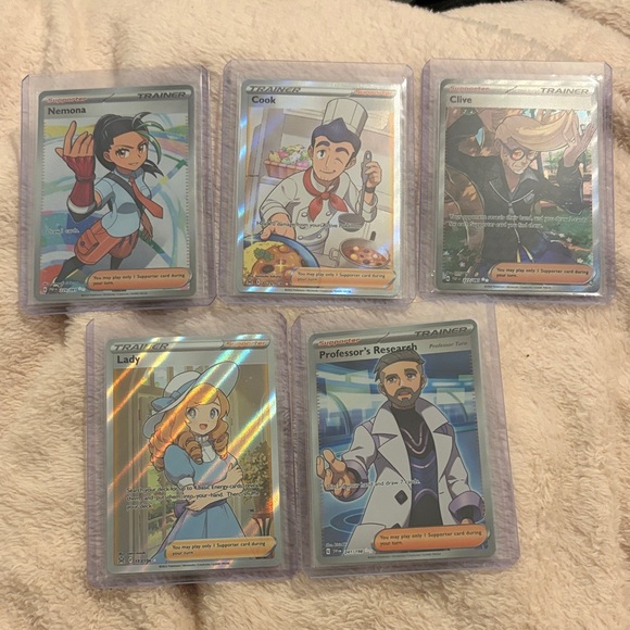 Pokemon | Toys | Pokemon Trainer Cards Set 5 Cards | Poshmark